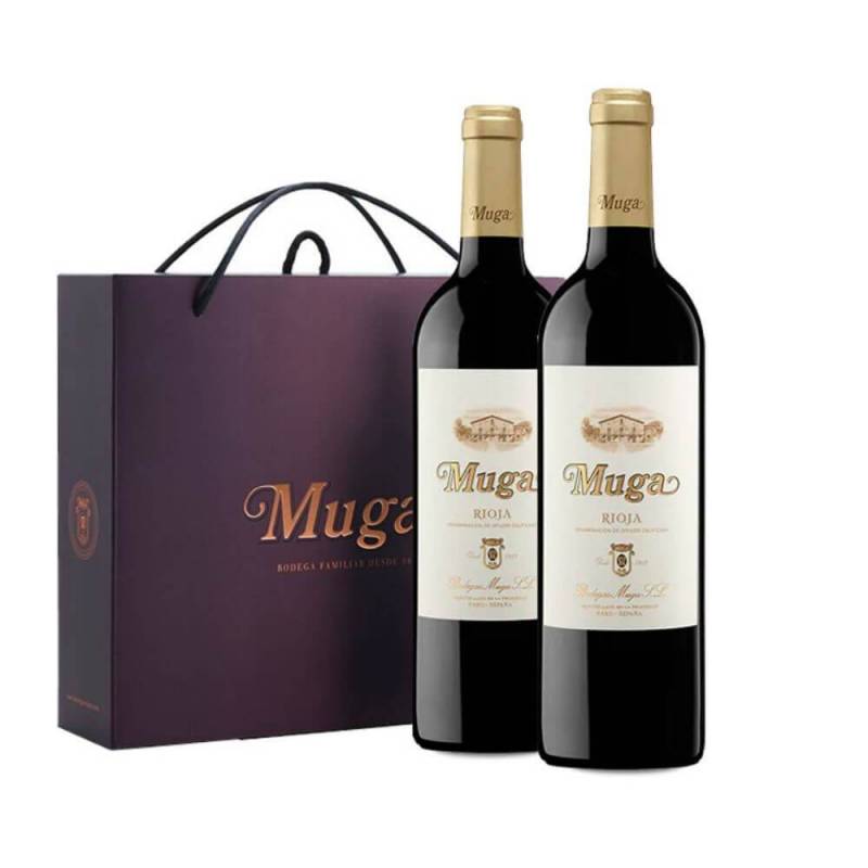 【Comprar Pack Muga Crianza - 2 botellas con estuche 】 barato online🍷