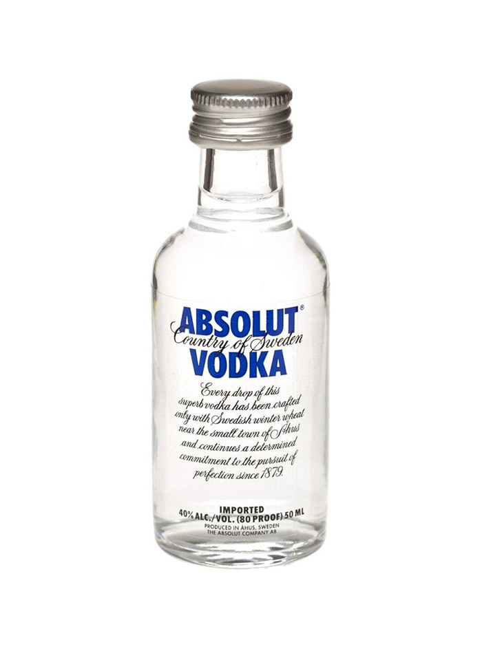 【Comprar Miniatura Vodka Absolut Blue 5cl 】 barato online🍷